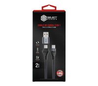 cable tipo c select power 2in1-sp2 negro - Muebles America Tienda en Linea